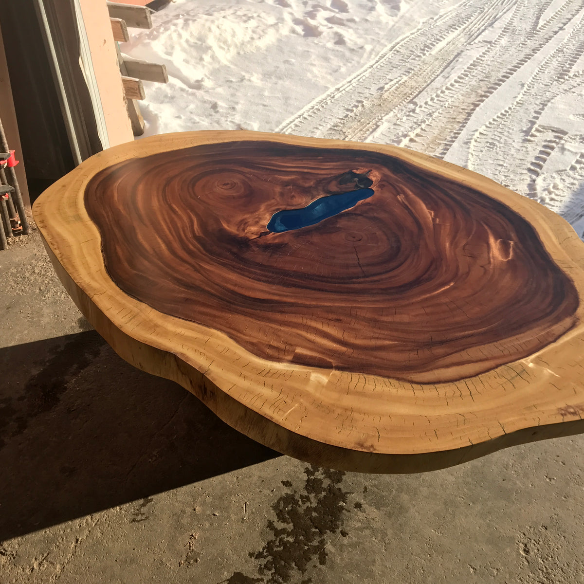 Monkey Pod Coffee Table – Black Forest Wood Co.