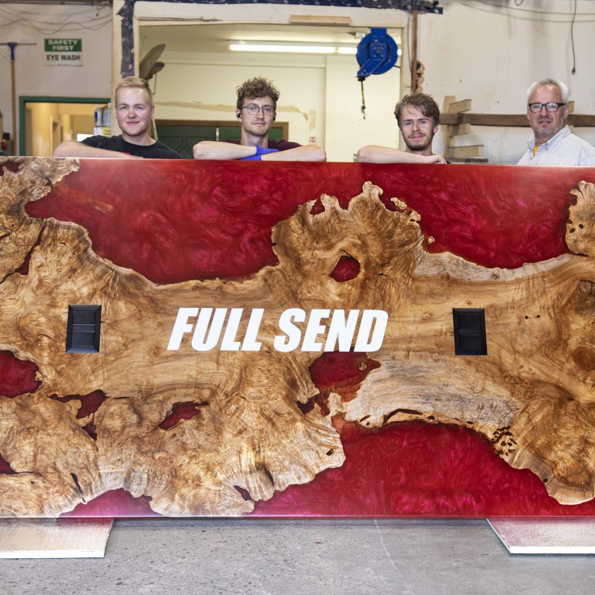 Willow Burl Conference Table – Black Forest Wood Co.