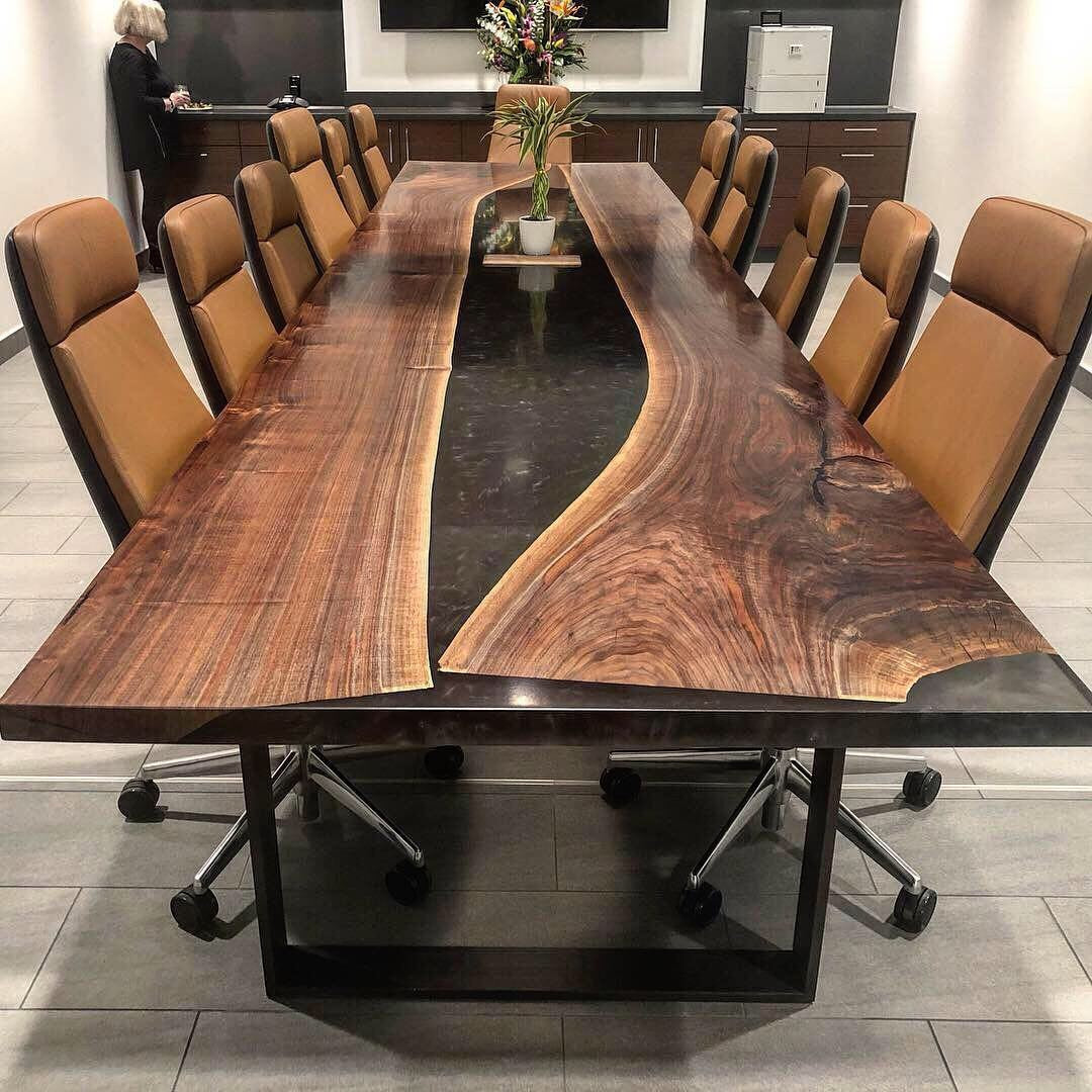 Black Walnut Conference Table – Black Forest Wood Co.
