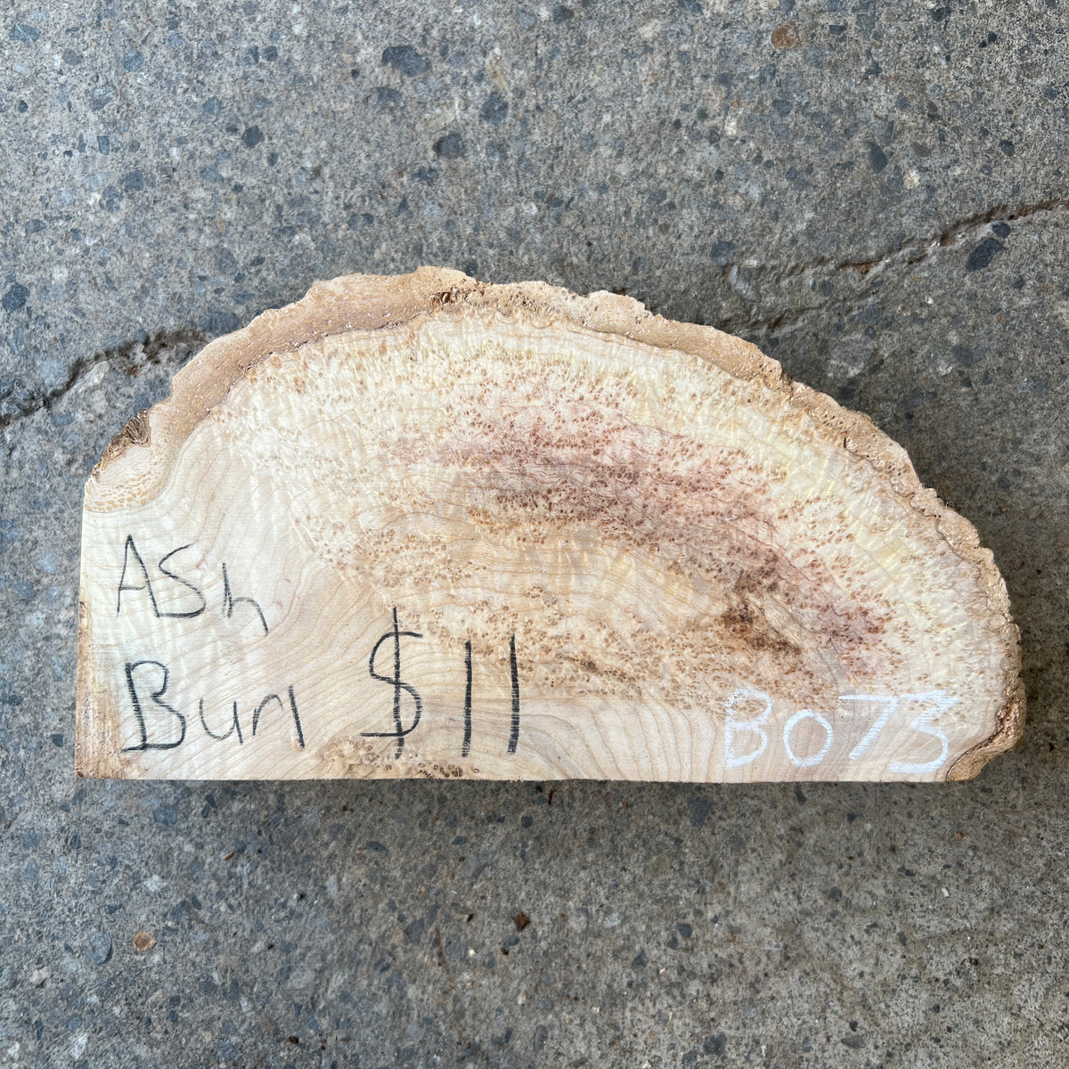 Ash Burl 7”x4”x1.25” – Black Forest Wood Co.