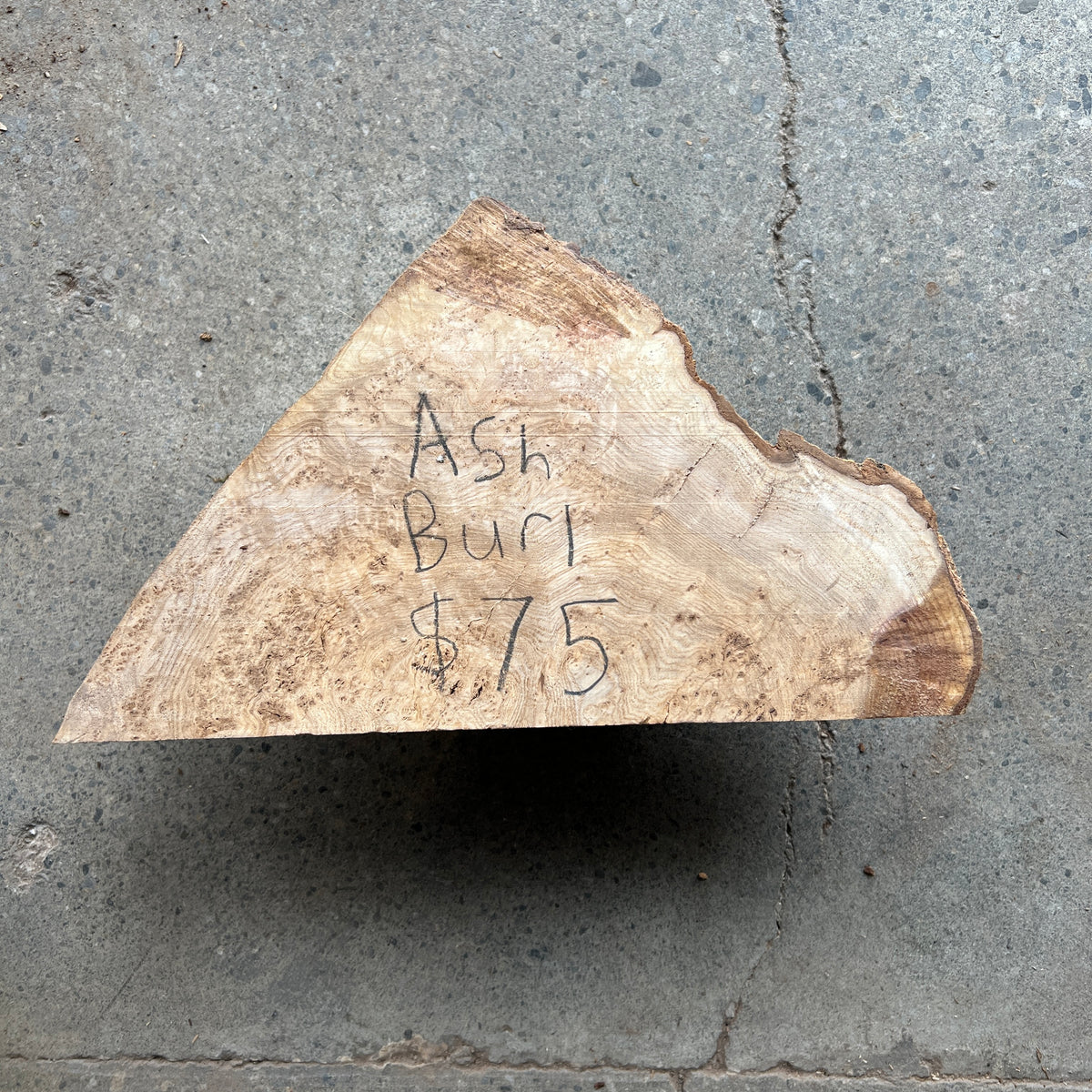 Ash Burl 12”x7”x3.5” – Black Forest Wood Co.