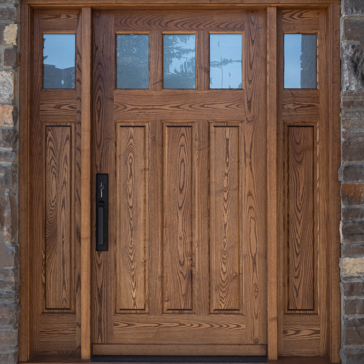 Ash Raised Panel Exterior Door – Black Forest Wood Co.