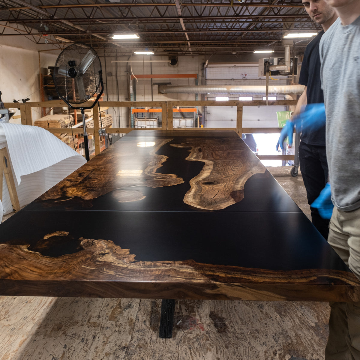 Grafted Walnut Dining Table with Extensions – Black Forest Wood Co.