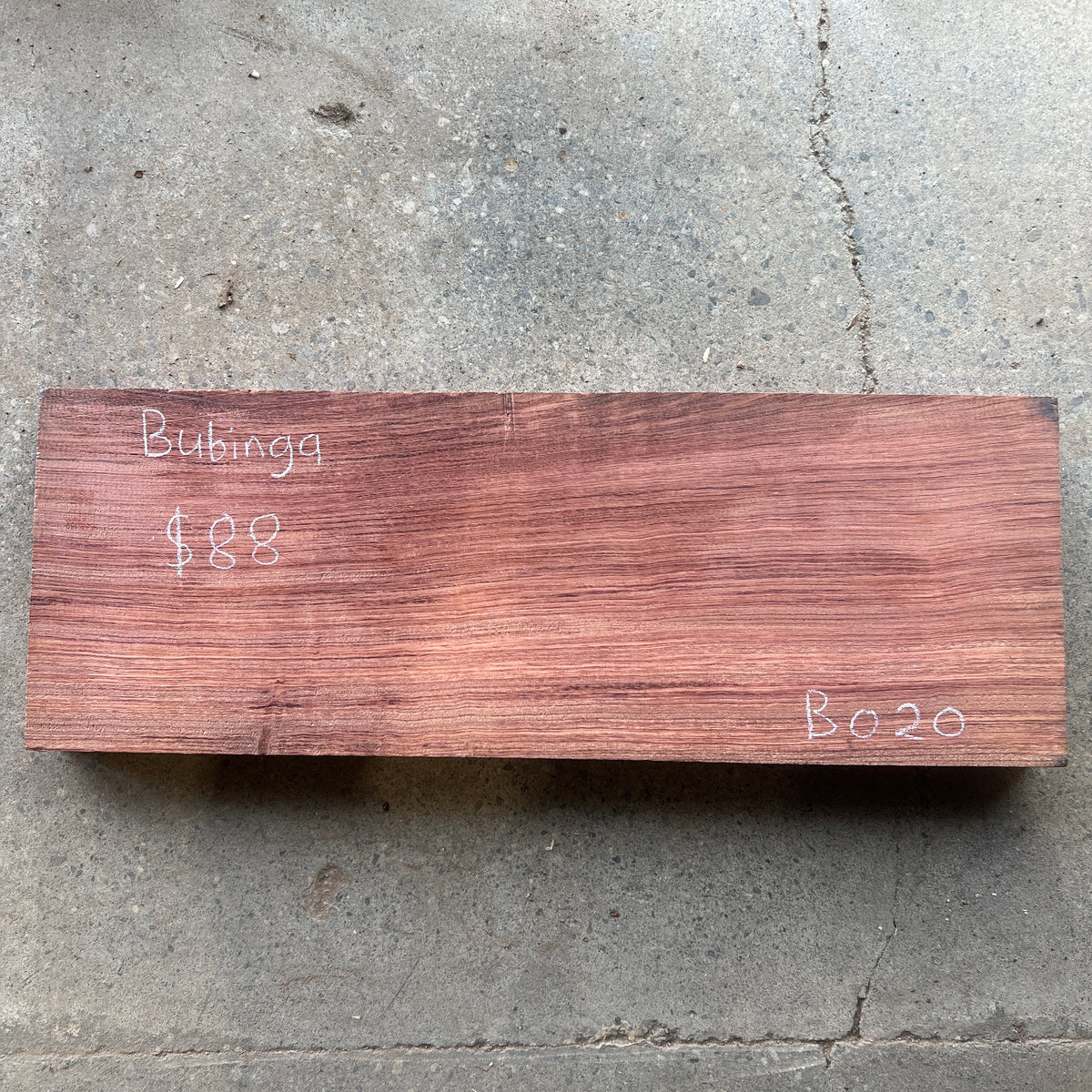Bubinga 23”x8.5”x1.75” – Black Forest Wood Co.