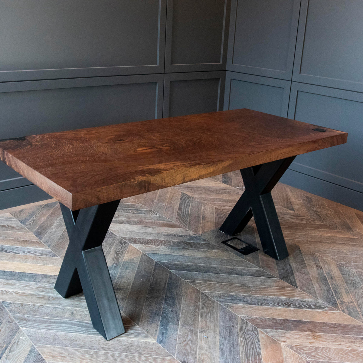 Claro Walnut Desk – Black Forest Wood Co.