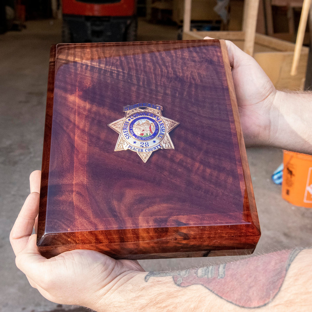 Police Badge Casting – Black Forest Wood Co.