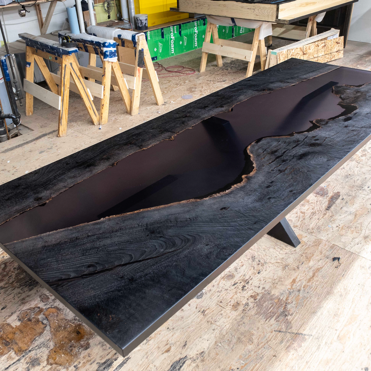 Oxidized Walnut Dining Table – Black Forest Wood Co.