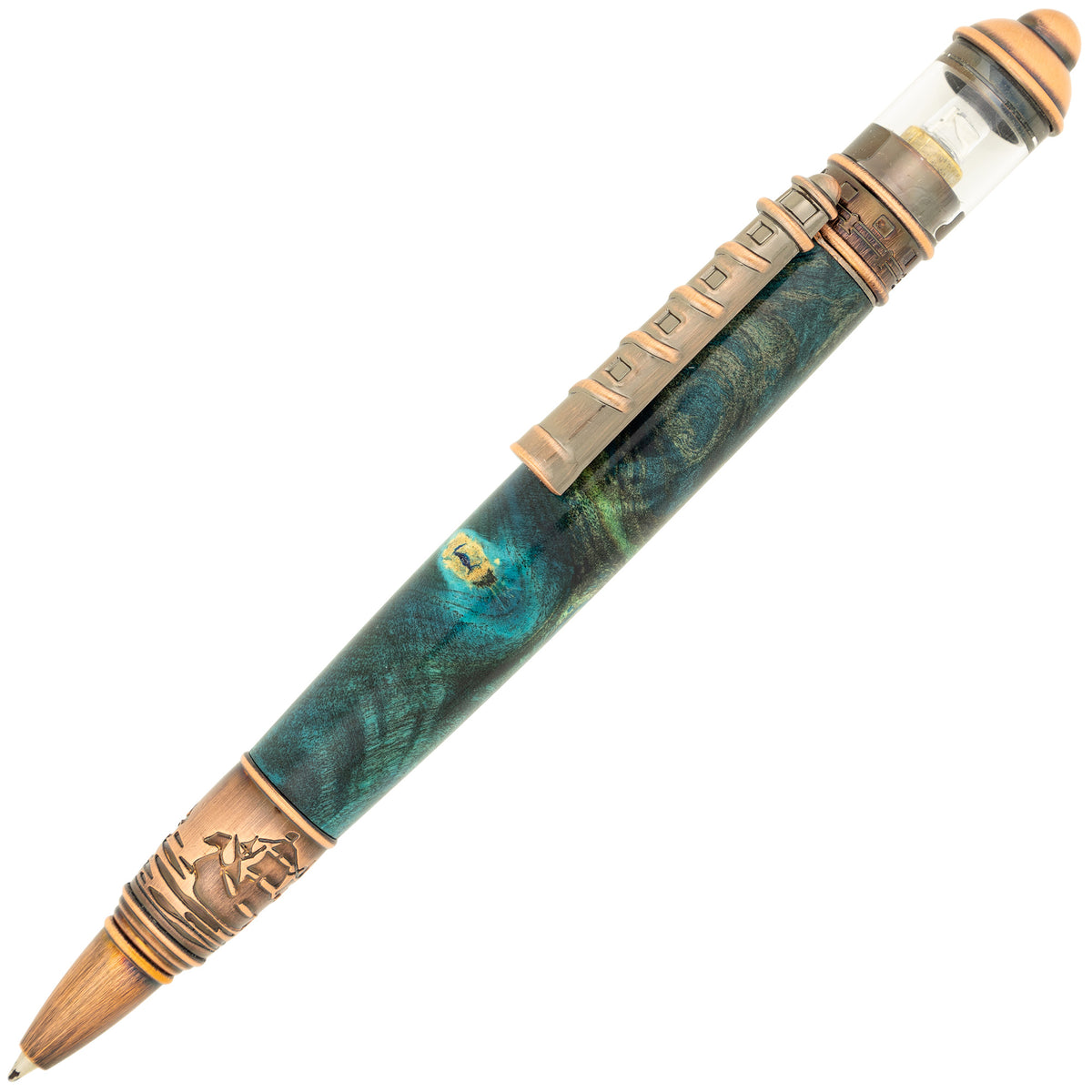 Lighthouse pen kit - antique rose copper - Black Forest Wood Co.